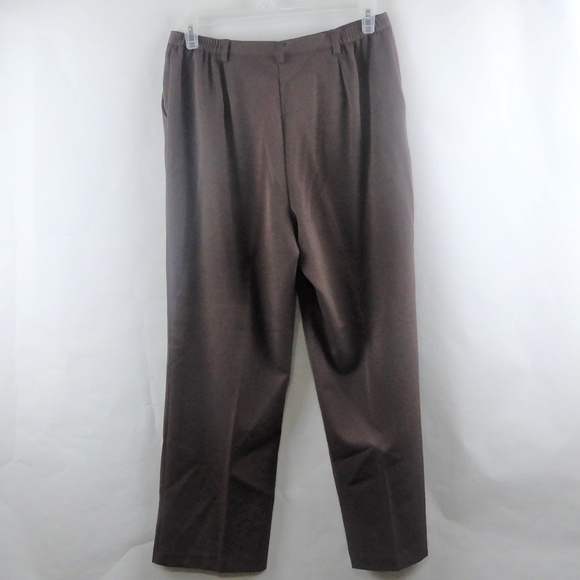 Sag Harbor | Pants & Jumpsuits | Sag Harbor Brown Stretch Straight Leg ...